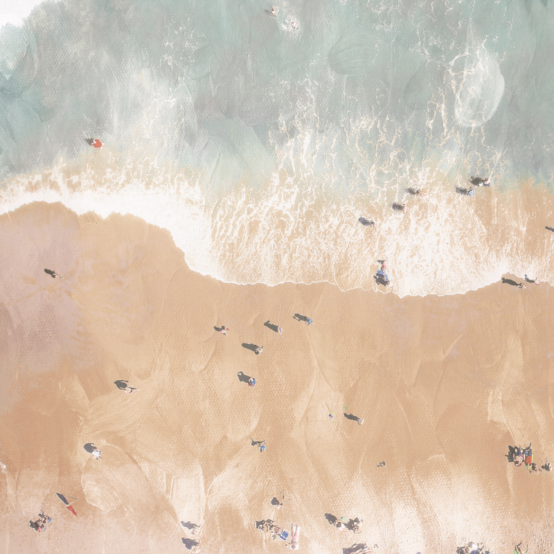 밀리 빌라 - Lay Out On The Beach - 그림닷컴